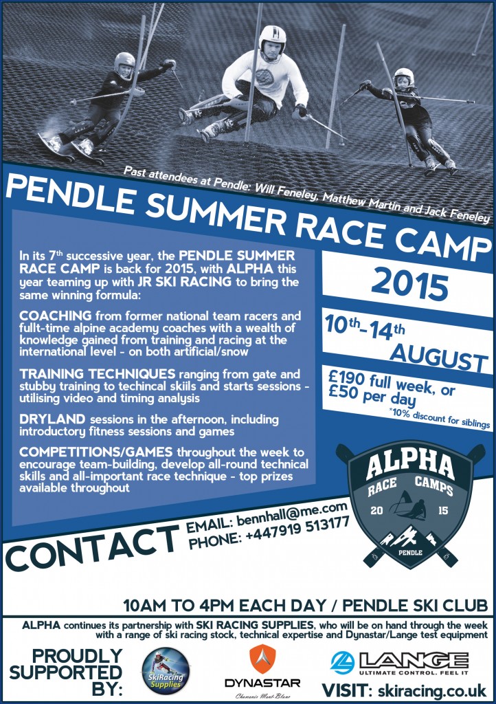 ALPHA RACE CAMP 10th – 14th August 2015 « Pendle Ski Club News